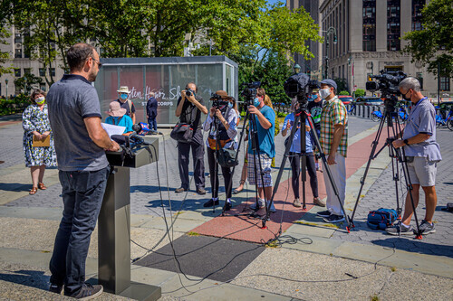 NYC: Journalists fight to defend freedom of press